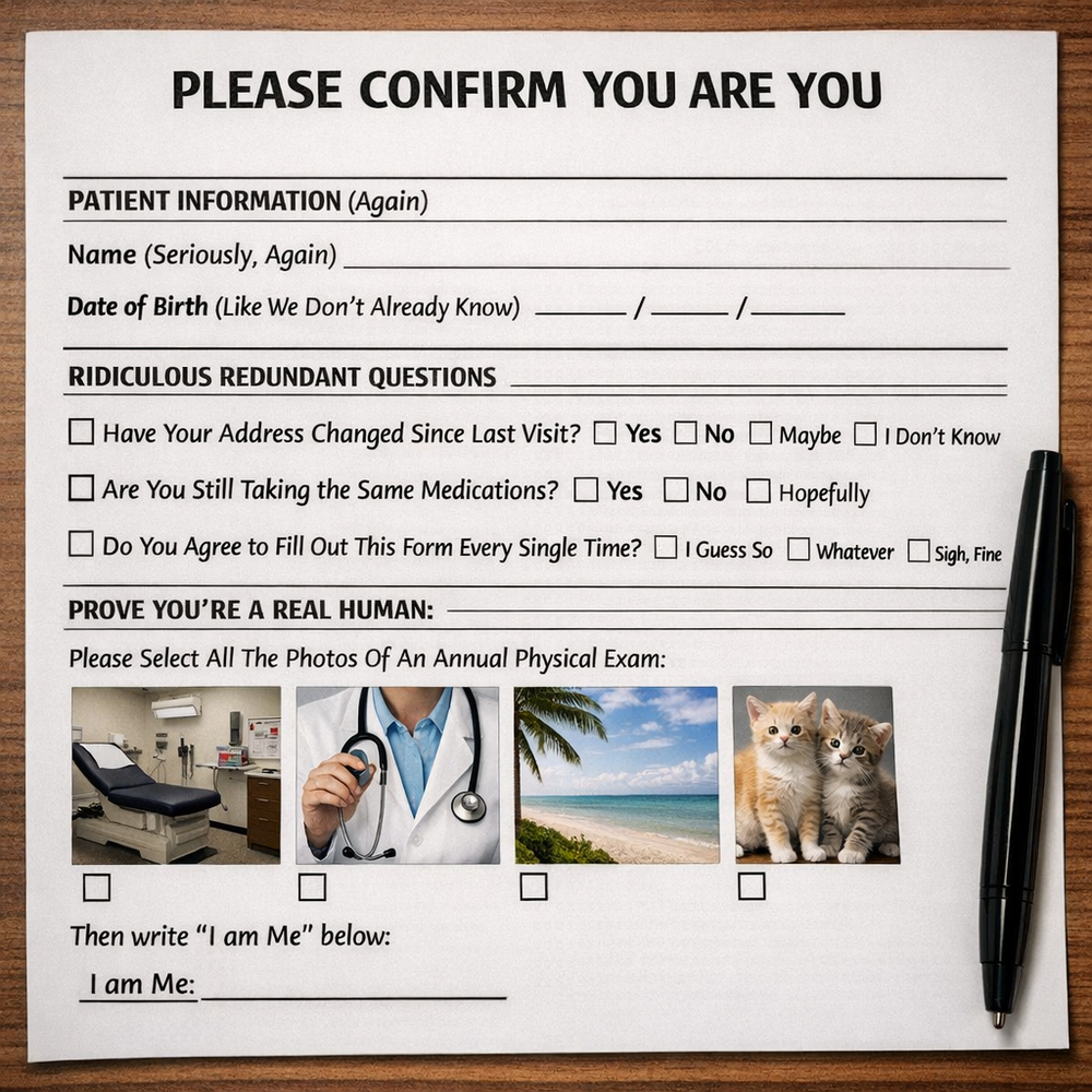 Please Confirm You are You – Low Country Shrimp and Knits