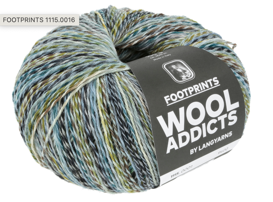 Wool Addicts - Footprints Sock Yarn – Low Country Shrimp and Knits