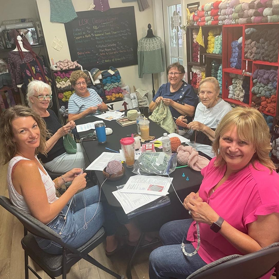 Learn to Crochet - Adult Beginner Class 1/10 – Low Country Shrimp and Knits