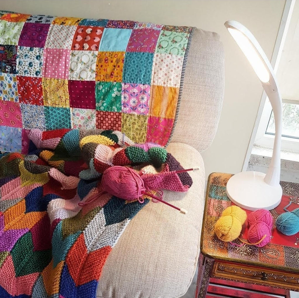 Stella Lighting - Two Task Lamp – Low Country Shrimp and Knits